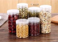 China 500ml Screw Top Plastic Jars , Candy Plastic Jar With Aluminium Lid for sale