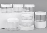 China 5ml 50ml 100ml Black Plastic Cosmetic Jars Food Grade For BB Cream Packaging for sale