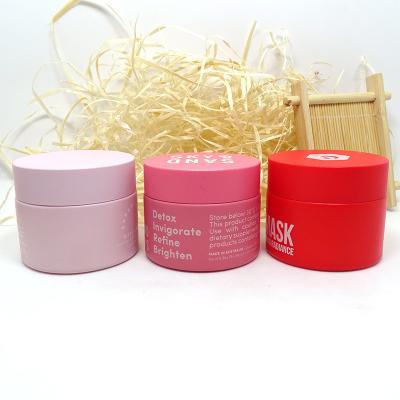 China 30g 50g Pink Opal Glass Skincare Jars for sale