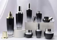 China Anti Leakage Dark Black Lotion Pump Bottle 30g 50g 30ml 50ml 100ml 120ml for sale