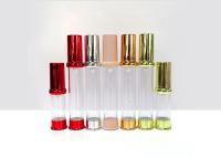 China 5ml Essential Oil Clear Airless Pump Bottles Cosmetic Packaging Refillable for sale