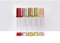 China 5ml Essential Oil Clear Airless Pump Bottles Cosmetic Packaging Refillable for sale