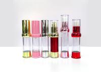 China 5ml Essential Oil Clear Airless Pump Bottles Cosmetic Packaging Refillable for sale