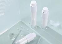 China BPA Free  White Airless Pump Container 15ml Rotary Airless Pump Bottle for sale