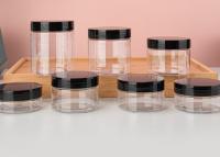 China 300ml Clear  PET Plastic Cosmetic Jar for sale
