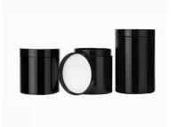China No Leakage Black Plastic Cosmetic Jar 250ml Empty Shea Butter Containers for sale