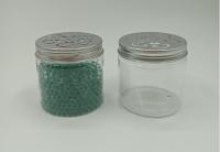 China 100mL Wide Mouth Plastic Cosmetic Jar With White Hand Pull Gasket Unbreakable for sale