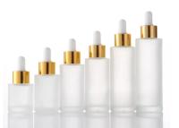 China Leakproof Cosmetic Dropper Bottle 20ml Glass Bottle With Pipette Silk Screen Printing for sale