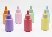 China Leakproof Cosmetic Dropper Bottle 20ml Glass Bottle With Pipette Silk Screen Printing for sale