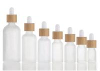 China Frosting 100ml Cosmetic Dropper Bottle Black Perfume Dropper Bottles for sale