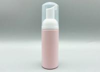 China Mini Reusable Foaming Soap Dispenser 50ml Shampoo Foam Bottles Matte Nude Pink for sale