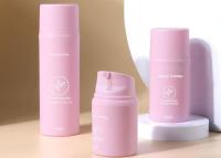 China Purple 150ml Airless Pump Bottle , Sunscreen Lotion Bottle Travel Size for sale