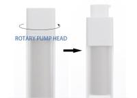China Rotated Plastic Foundation Airless Pump Bottle 1oz 30ml Hot Stamping Logo for sale