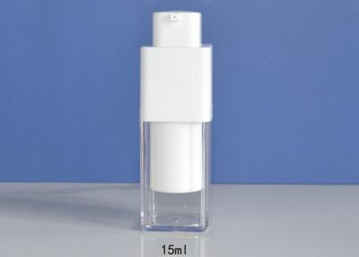 China 15ml ABS Vacuum Airless Containers Cosmetics Skin Care Pump Bottle for sale
