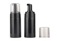 China Glossy Black 50ml Foam Pump Bottle Hand Wash Liquid Container Thickened Bottom for sale