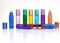 China Customizable 10ml Roller Bottles Multicolor Essential Oil Roller Bottles Durable for sale