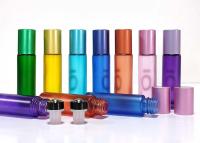 China Customizable 10ml Roller Bottles Multicolor Essential Oil Roller Bottles Durable for sale