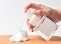 China No leakage 500ml Face Wash Pump Bottle , Square Foam Cleanser Bottle for sale