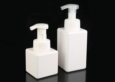 China No leakage 500ml Face Wash Pump Bottle , Square Foam Cleanser Bottle for sale