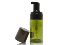 China Unbreakable PET 30ml 50ml Foam Pump Bottle White For Facial Cleanser for sale