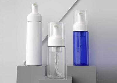 China SGS 50ml Plastic Foaming Soap Dispenser White Clear Hand Sanitizer Bottle for sale