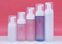 China SGS 50ml Plastic Foaming Soap Dispenser White Clear Hand Sanitizer Bottle for sale