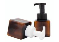 China 8 Ounce Foam Pump Dispenser Bottle Dark Green Toiletries Soap Container for sale