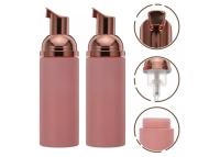 China 60ml 2oz Pink Pet Cleanser Pump Bottle Travel Size Foaming Bottle for sale