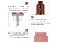 China 60ml 2oz Pink Pet Cleanser Pump Bottle Travel Size Foaming Bottle for sale