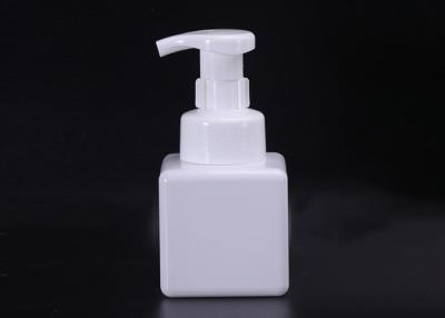 China 250ml Foam Pump Bottle Square 48mm Dia Luxury For Facial Cleanser Packaging for sale