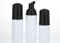China SGS White Body 100ml Foam Pump Bottle Large Caliber Lash Shampoo Packaging for sale