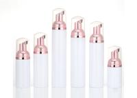 China SGS White Body 100ml Foam Pump Bottle Large Caliber Lash Shampoo Packaging for sale