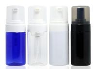 China 150ml PET Amber Foam Pump Bottle Thicken Bottom With White Mousse Pump for sale