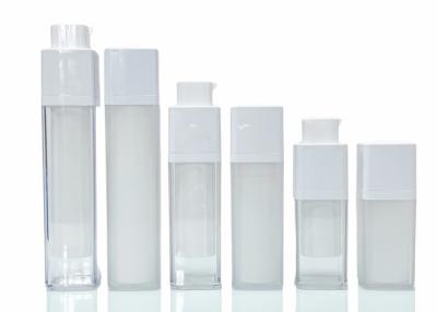 China Refillable Moisture  Airless Eye Cream Bottle 15ml Airless Pump Bottles Double Wall for sale