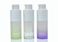 China Refillable Moisture  Airless Eye Cream Bottle 15ml Airless Pump Bottles Double Wall for sale