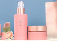 China OEM ODM Pink Luxury Cosmetic Pump Bottle And Cream Jar 10ml - 150ml for sale