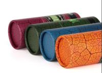 China Multicolored Embossing Cosmetic Paper Packaging Tube For Essential Oils for sale