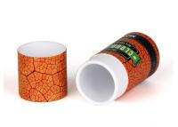 China Multicolored Embossing Cosmetic Paper Packaging Tube For Essential Oils for sale