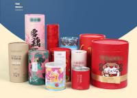China 157gsm Paper Tea Coffee Tube Packaging Cardboard Cosmetic Tube for sale