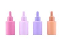 China Skin Care Cosmetic Dropper Bottle Refillable With Custom Label 92mm High for sale