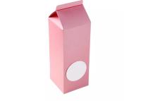 China JIAZI Pantone Printing Milk Shape Cosmetic Paper Packaging Bottle Packing Box for sale