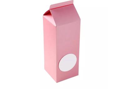 China JIAZI Pantone Printing Milk Shape Cosmetic Paper Packaging Bottle Packing Box for sale