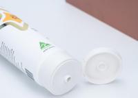 China Matte White Squeeze Plastic Cosmetic Tube 3.3oz For Sunscreen With Flip Cap for sale