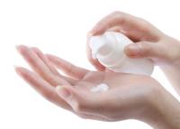China 1oz AS Plastic Airless Lotion Bottle , White Airless Bottles For Skin Care for sale