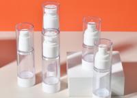China Eco Friendly Cosmetic Airless Bottle 35mm Wide Mini Capacity With Pump Cap for sale