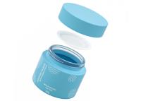 China 1oz Coloured Glass Cosmetic Jars Empty Face Cream Jars Durable for sale