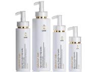 China 250ml 300ml 500ml Round Hdpe Plastic Cosmetic Bottle Airless Pump for sale