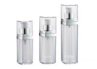 China White Cosmetic Airless Bottle 15ml 20ml for sale