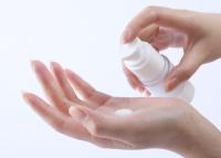 China PP Plastic 15ml Cosmetic Airless Bottle Custom Paint Matte Pink Ombre for sale