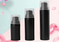 China PP Plastic 15ml Cosmetic Airless Bottle Custom Paint Matte Pink Ombre for sale